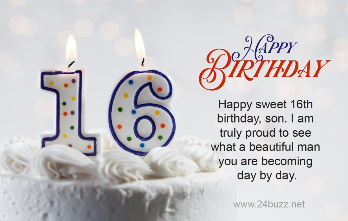 16th birthday wishes messages - 24Buzz