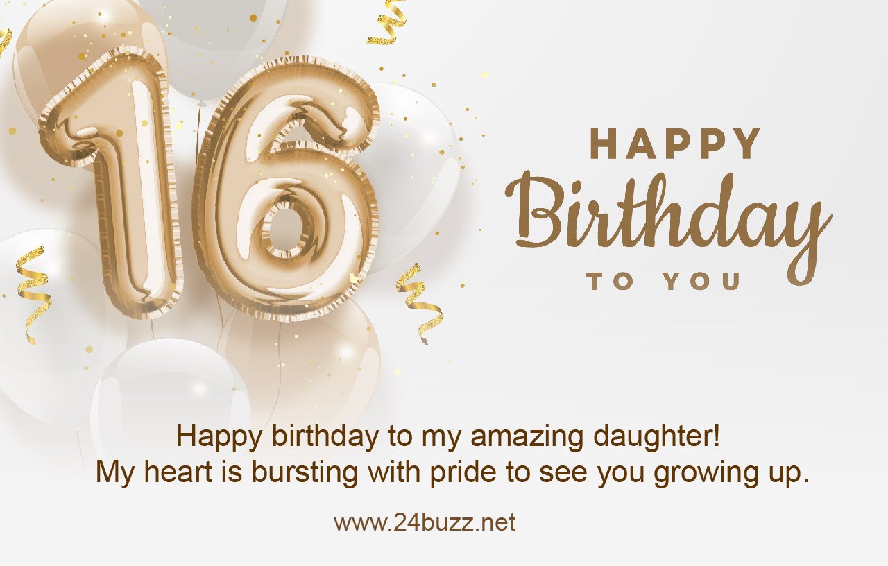 16th birthday wishes messages - 24Buzz